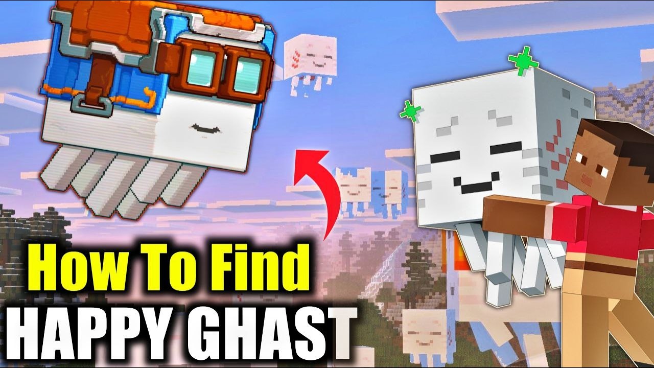 How to Find a Dried GHAST In Minecraft 1.21 | Minecraft Happy Ghast ...