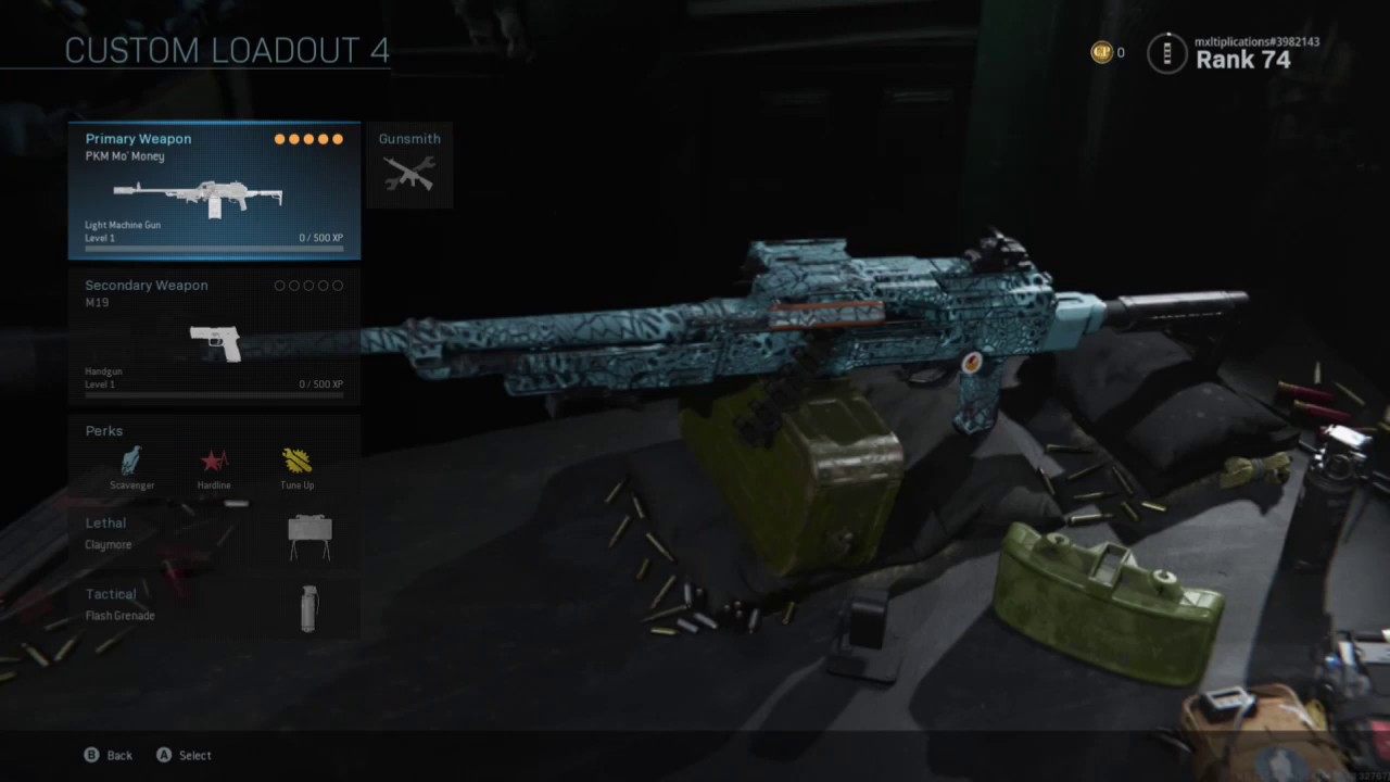 Modern warfare PKM class set up - YouTube