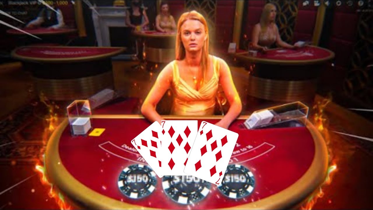 INSANE BLACKJACK PROFIT?!? Suited Trips 2X!!!! - YouTube