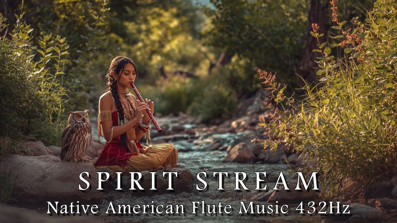 Spirit Stream | Native American Flute Music 432Hz for Healing Positive ...