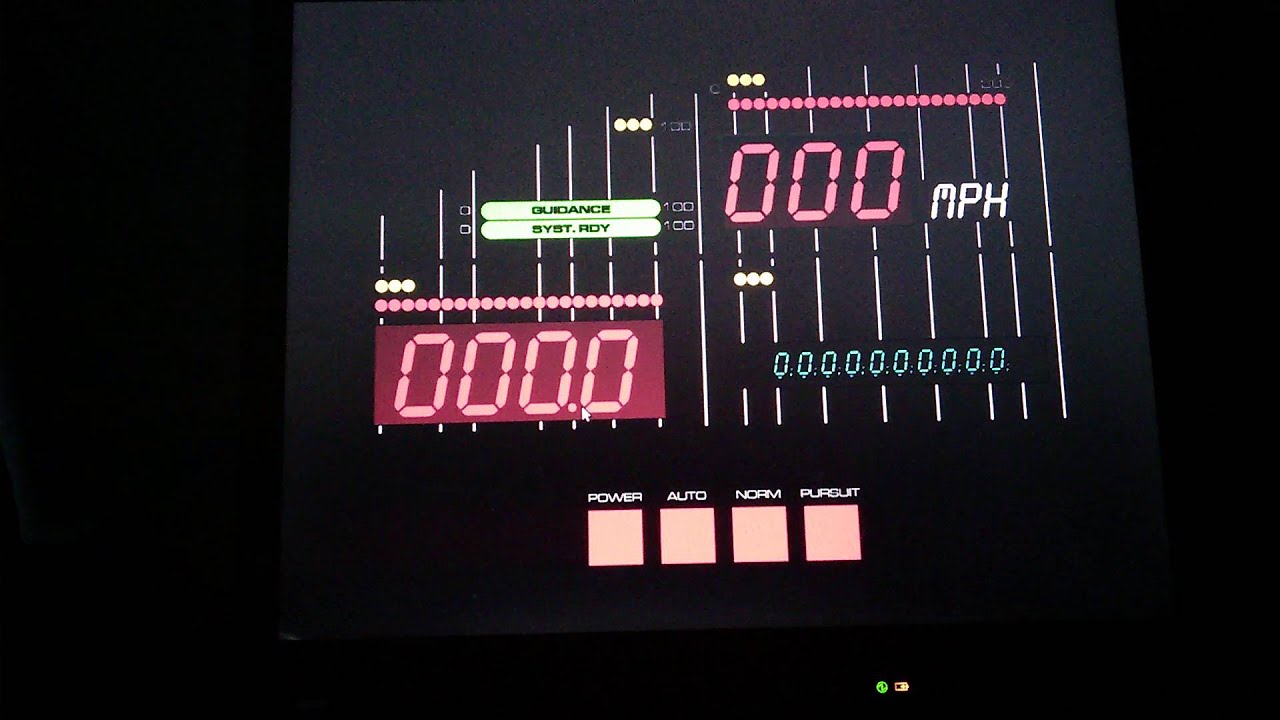 Knight Rider Kitt Dash OS - YouTube