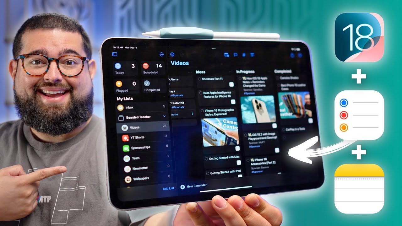 How iOS 18 Reminders + Notes Supercharged My Productivity [with ...