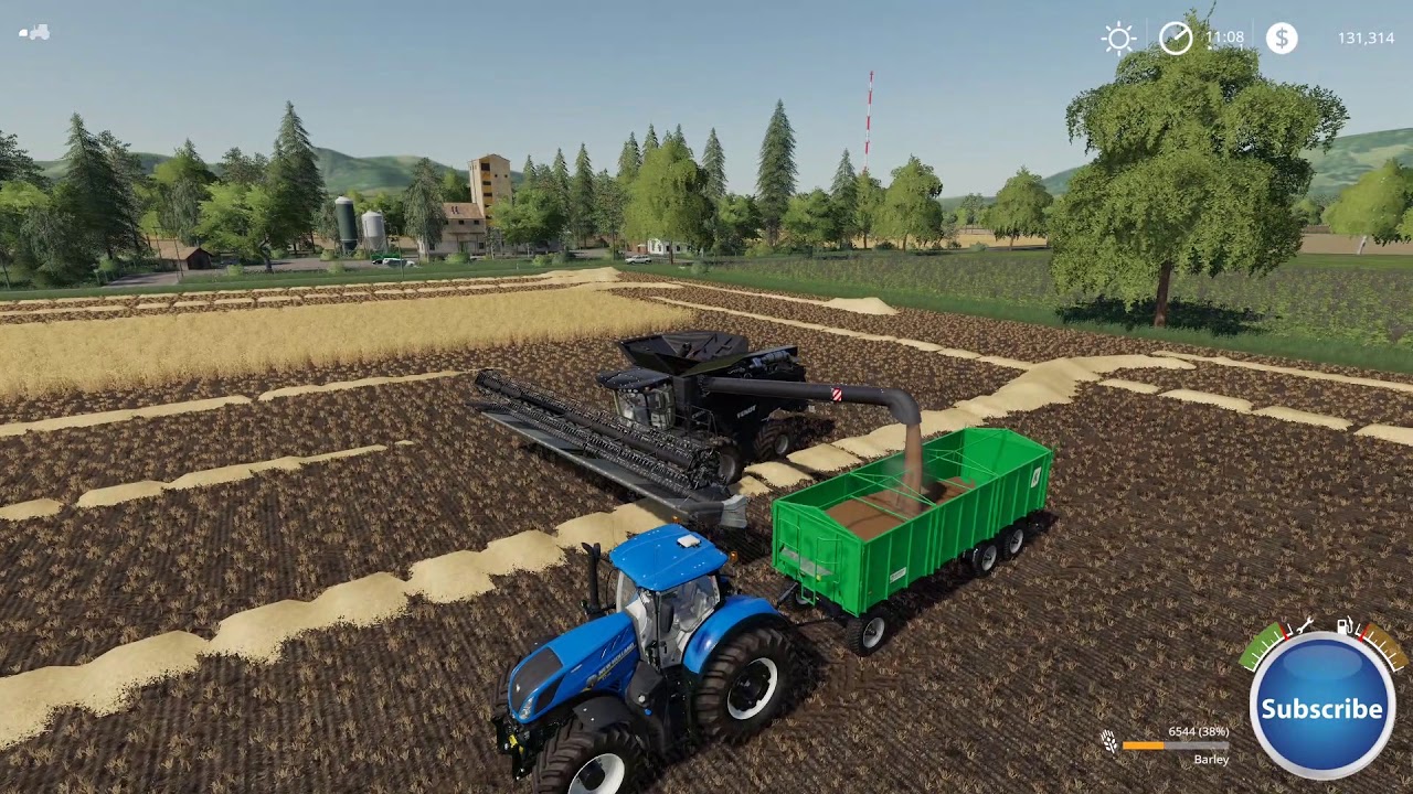 Farming Simulator 19 Timelapse | Green River #5 | Harvest, Wool | FS19 ...