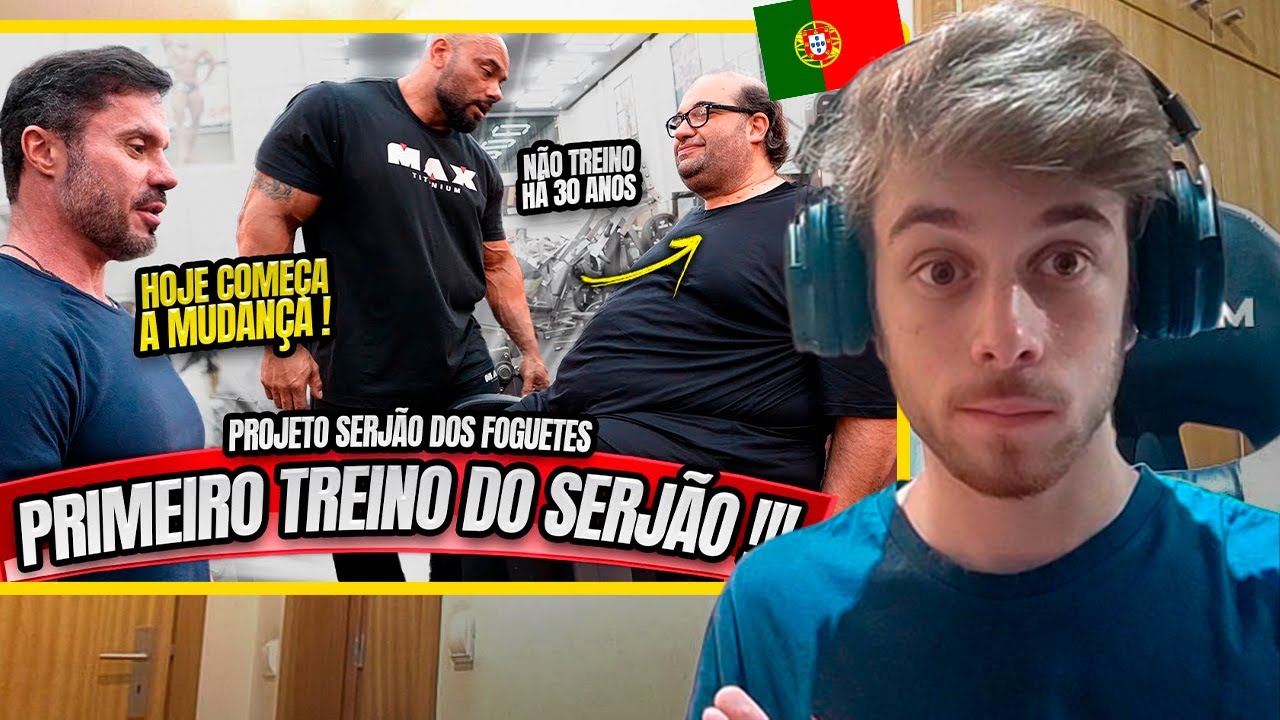 PORTUGUÊS REAGE a PRIMEIRO TREINO DO SERJÃO DOS FOGUETES - YouTube