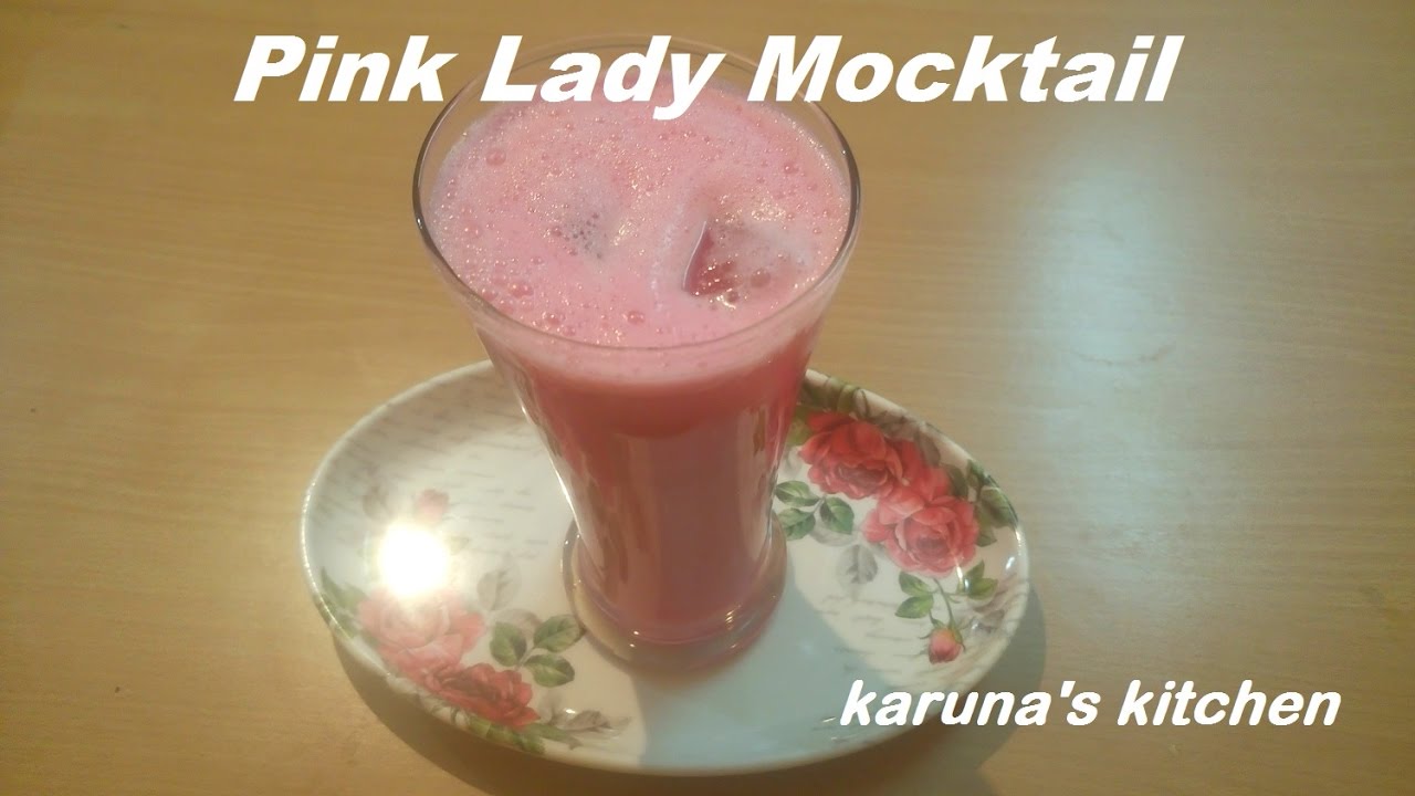 Pink Lady Mocktail - YouTube