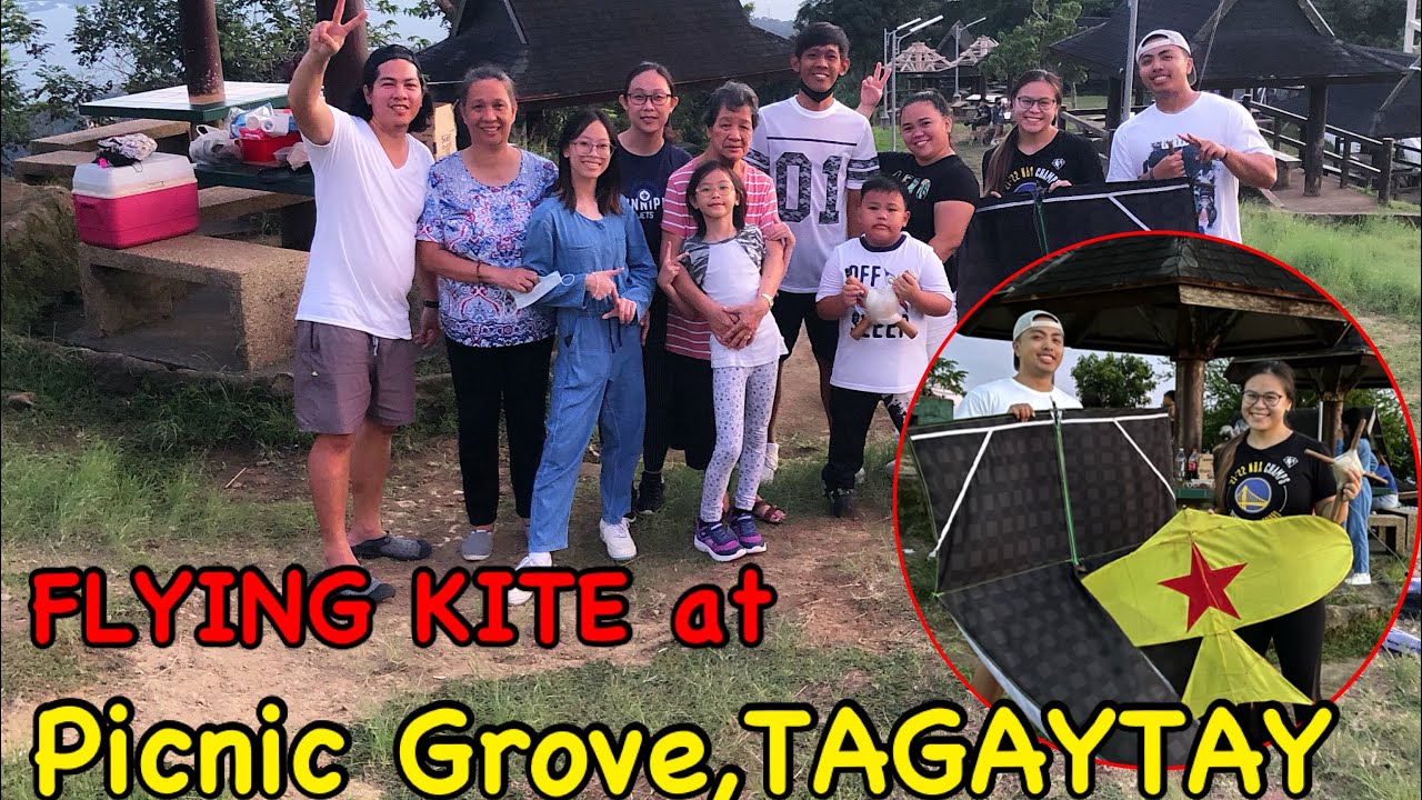 FLYING KITE at Picnic Grove TAGAYTAY /TAAL VOLCANO VIEW - YouTube