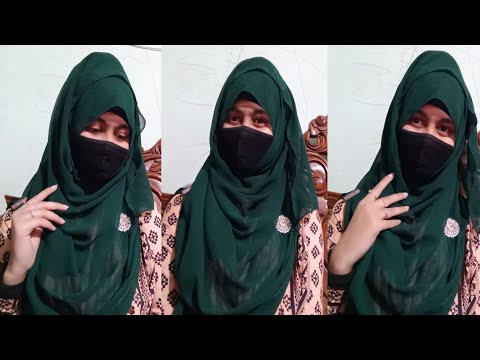 Fashion Hijab!Simple outfits Recommend!Asian Beautiful AB050322!Karnatak Hijab girl #fashion
