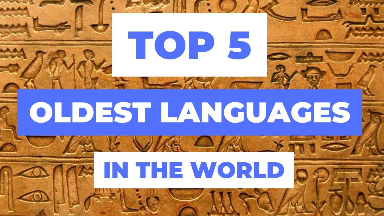 Top 5 Oldest Languages In The World! #oldestlanguage #top10 - YouTube