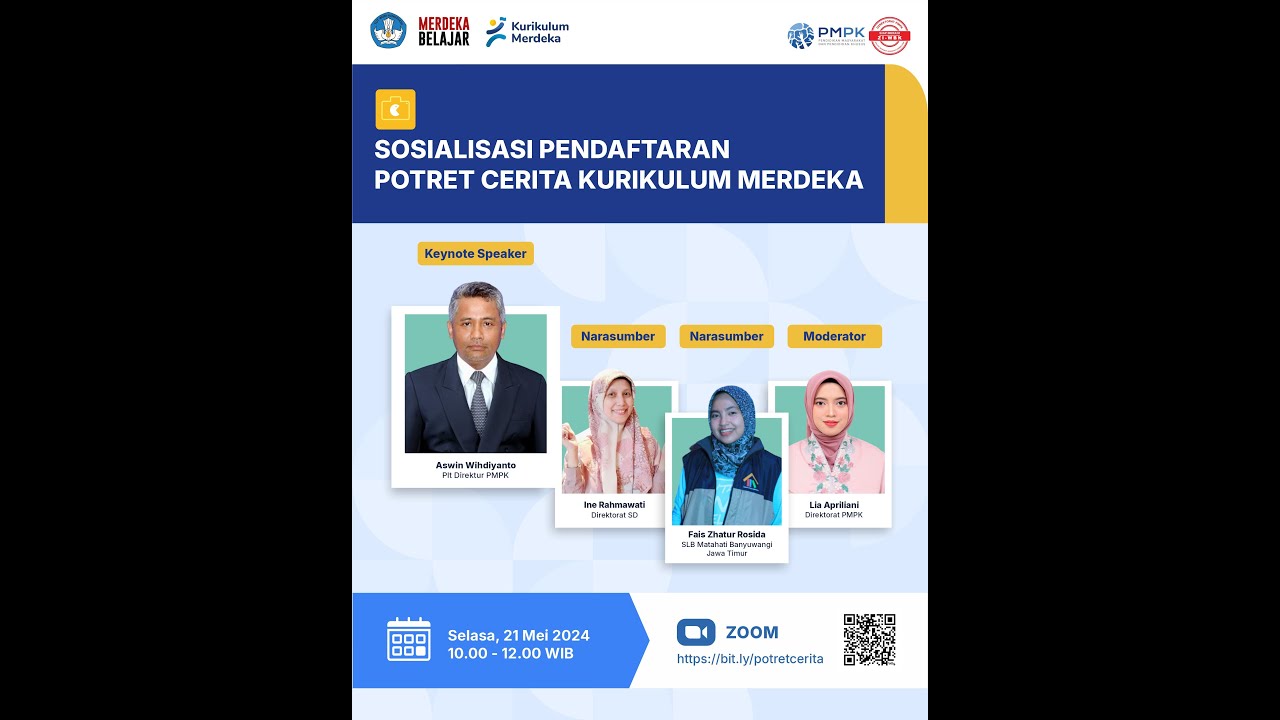 Sosialisaai Pendaftaran Potret Cerita Kurikulum Merdeka - YouTube