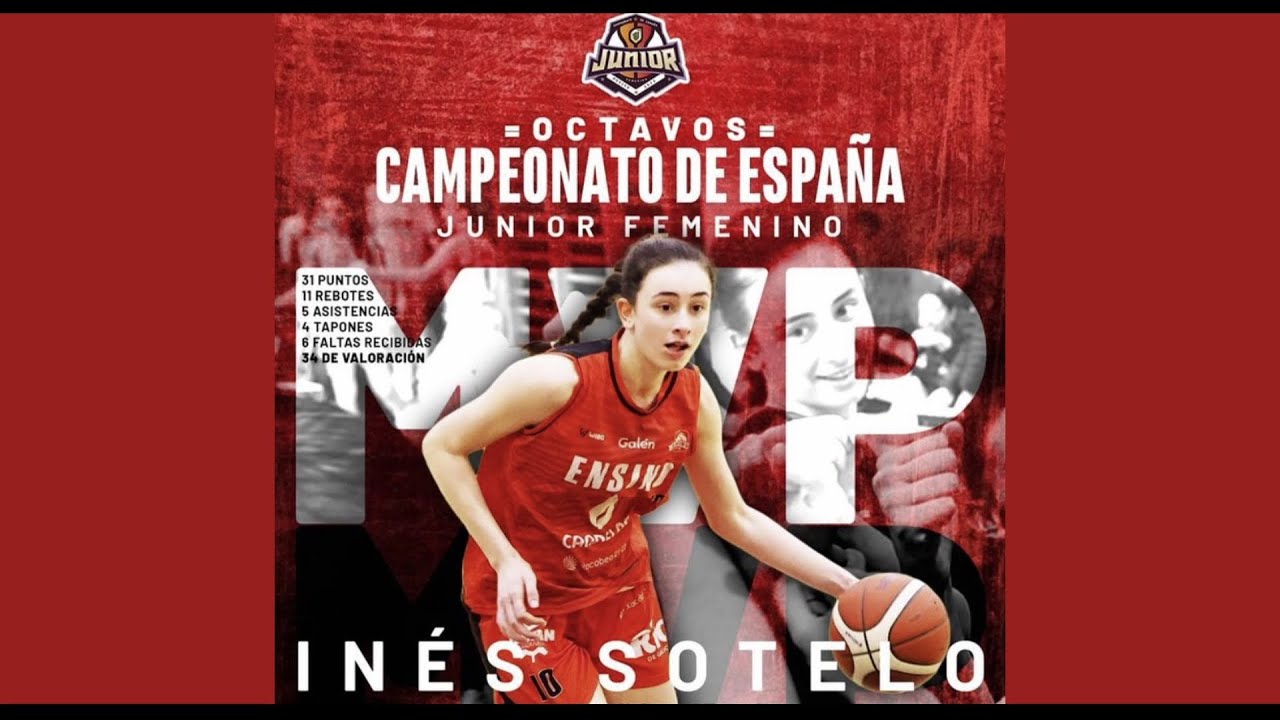 Inés Sotelo Míguez # 1/8 F Unicaja #shorts #basketball #junior - YouTube