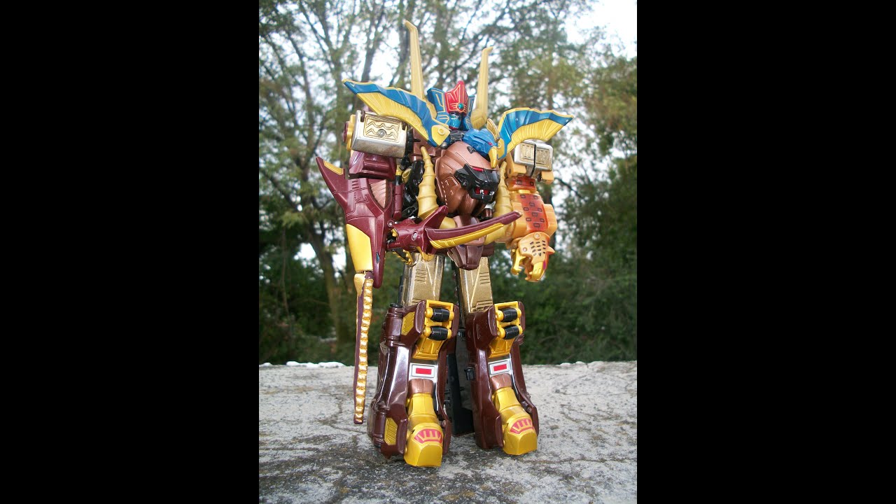 Power Rangers Wild Force Animus Megazord (Gaoranger) (Gaogod) Review ...