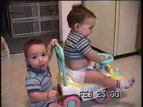 Twin Babies Get Hurt from Toy Car Mishap - YouTube