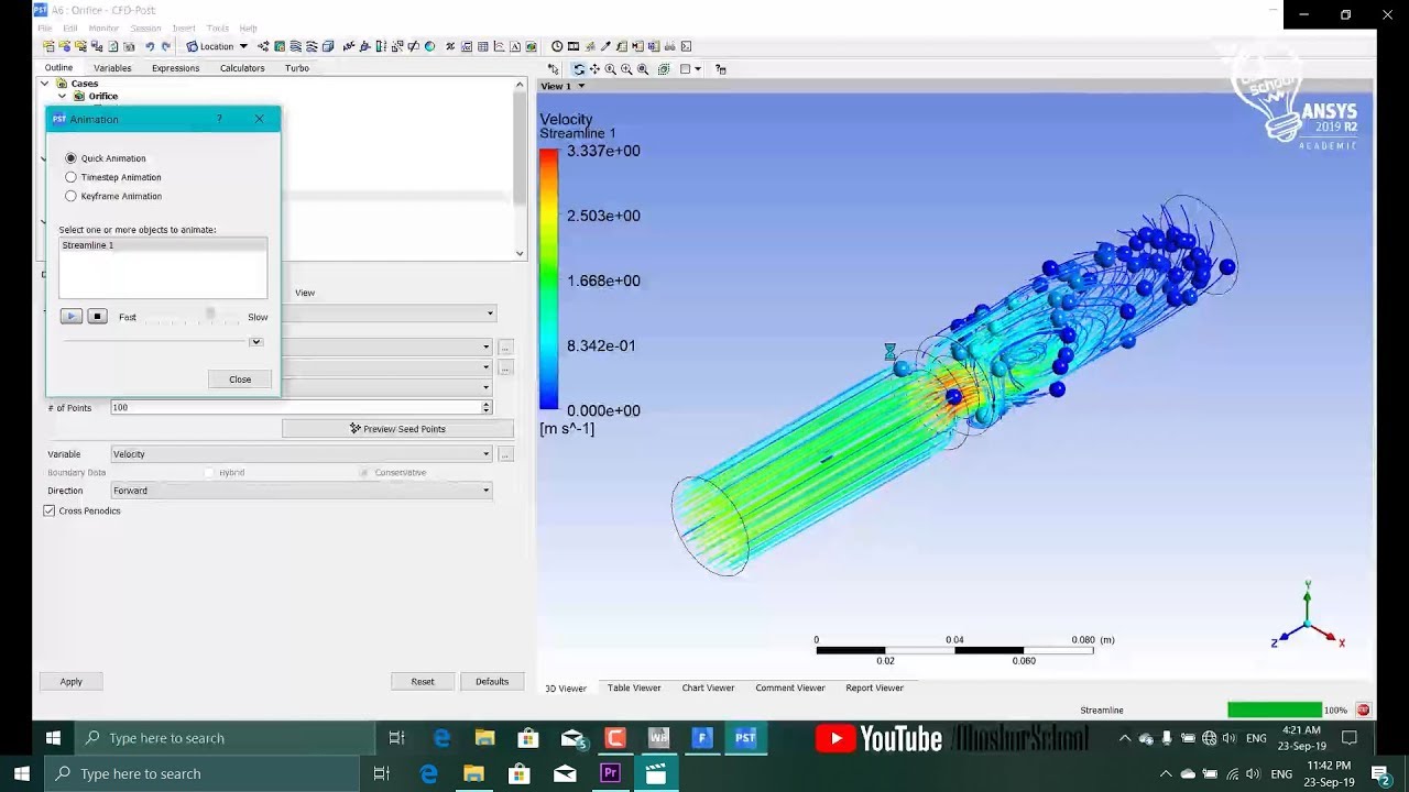 Orifice meter fluid flow simulation tutorial 3D ANSYS (Bangla) project ...