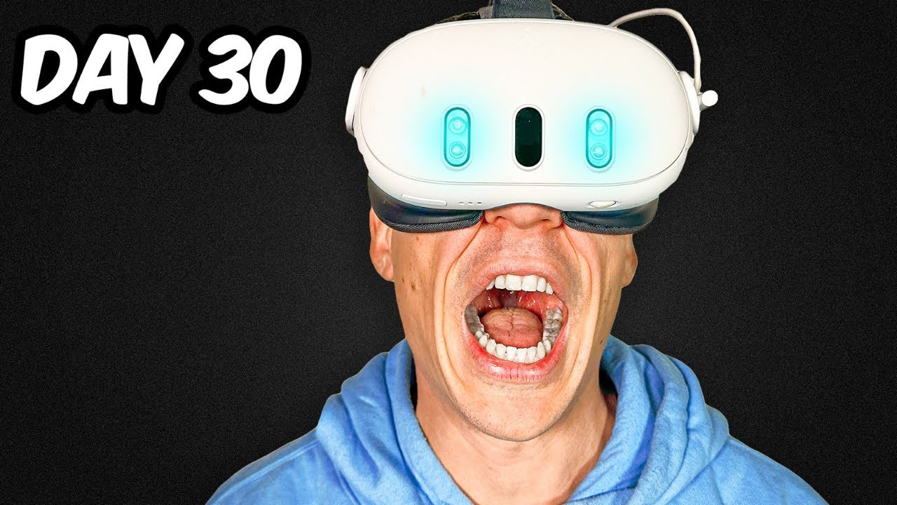 Living 30 days in VR headset - YouTube