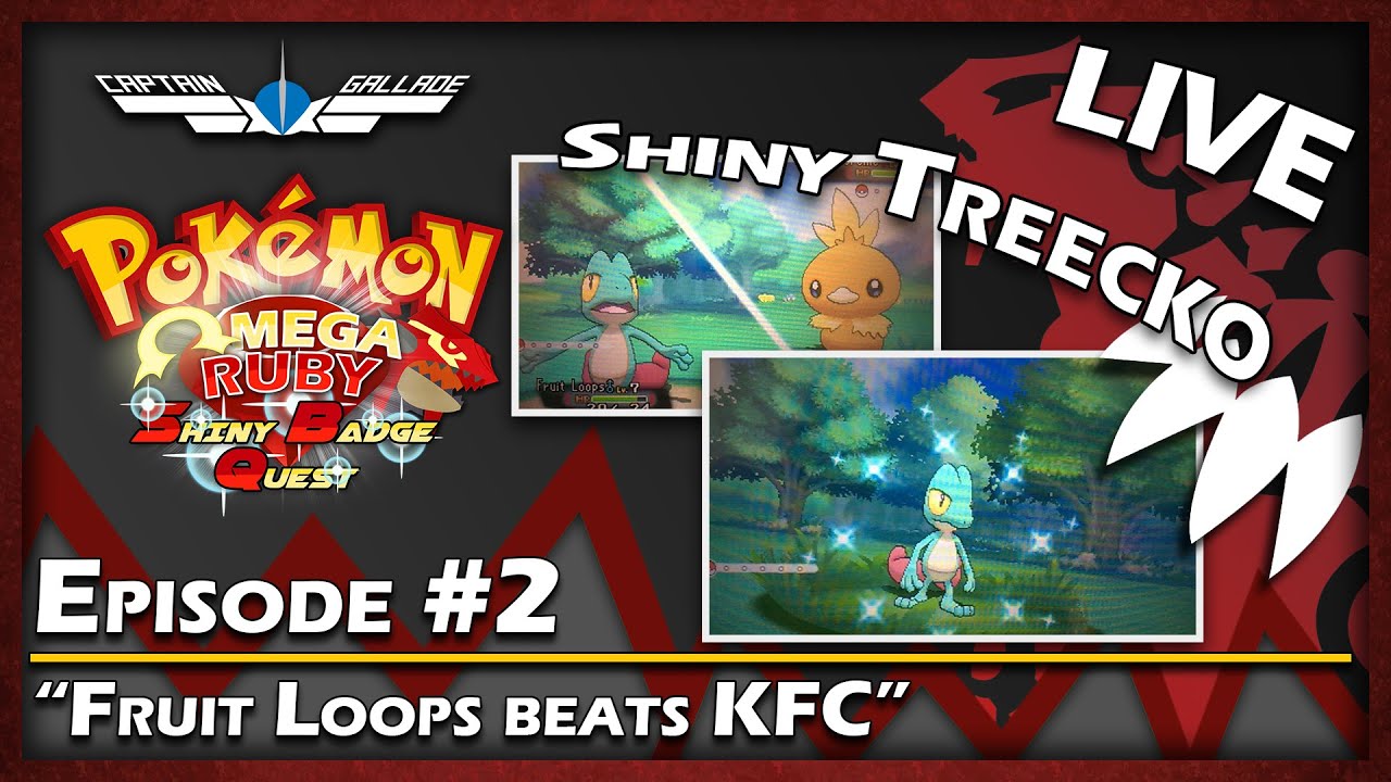 [LIVE Reaction] Shiny Treecko after 2,813 SRs | Pokémon Omega Ruby SBQ ...