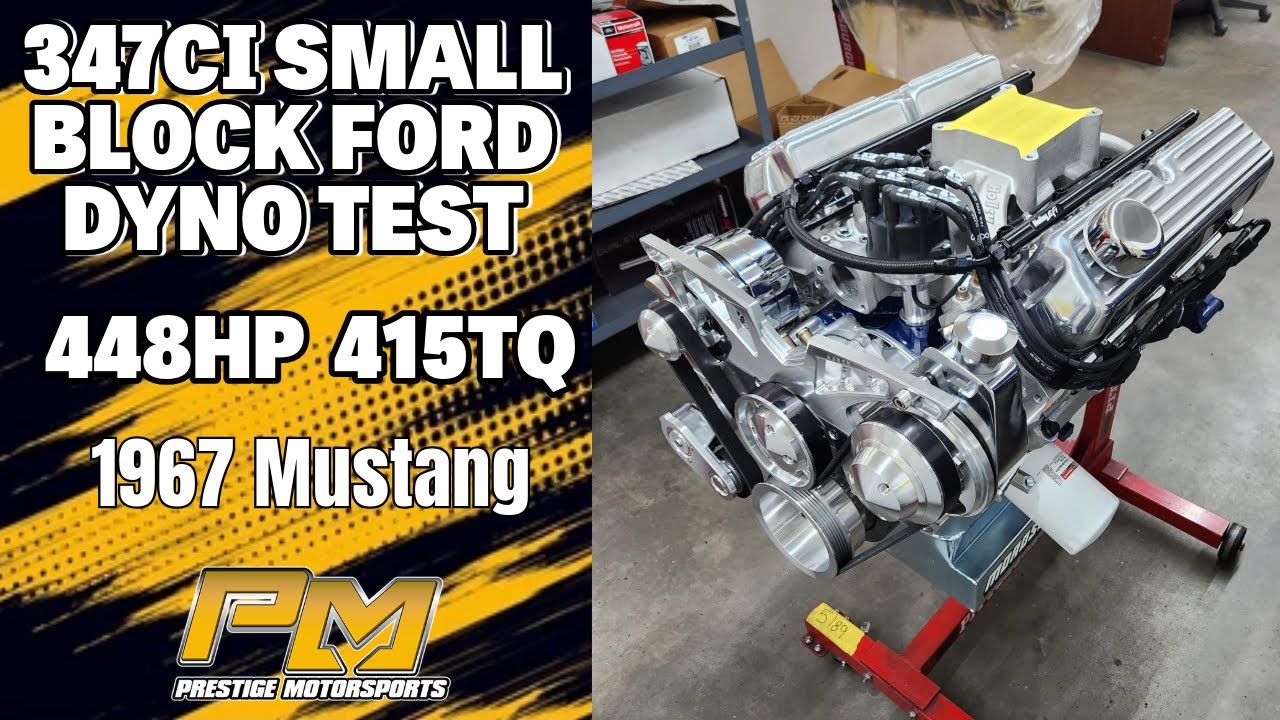448HP 347 Ford Dyno Testing for Slate Performance's '67 Mustang at ...