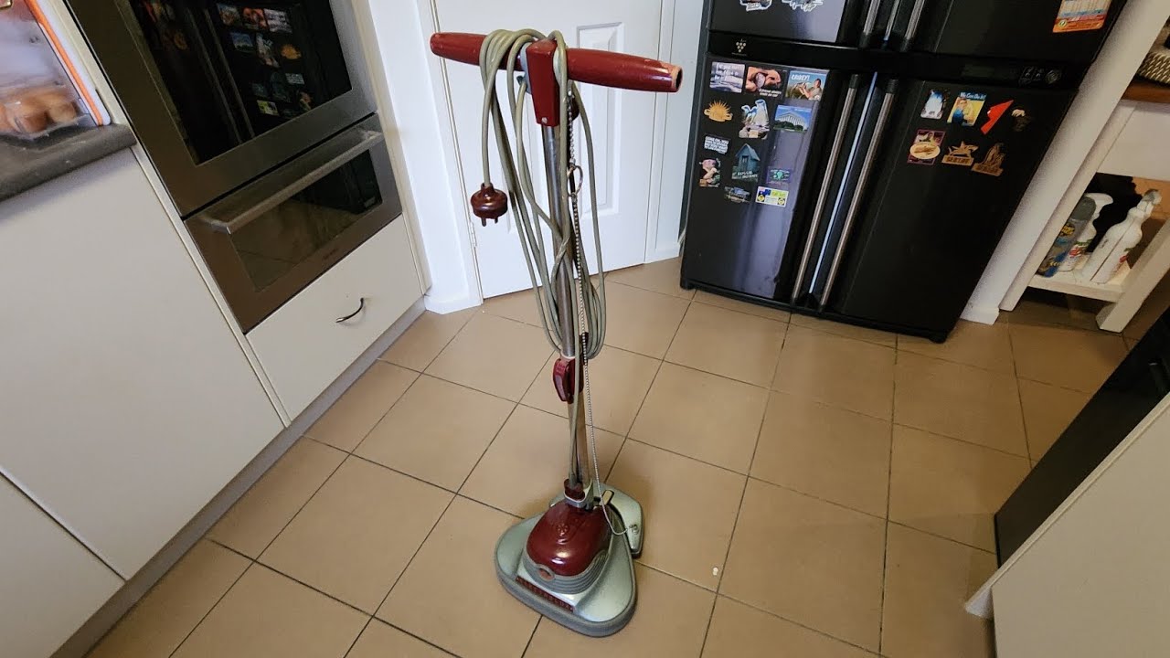 Cleaning the Floors with a Electrolux B9 Floor Polisher - YouTube
