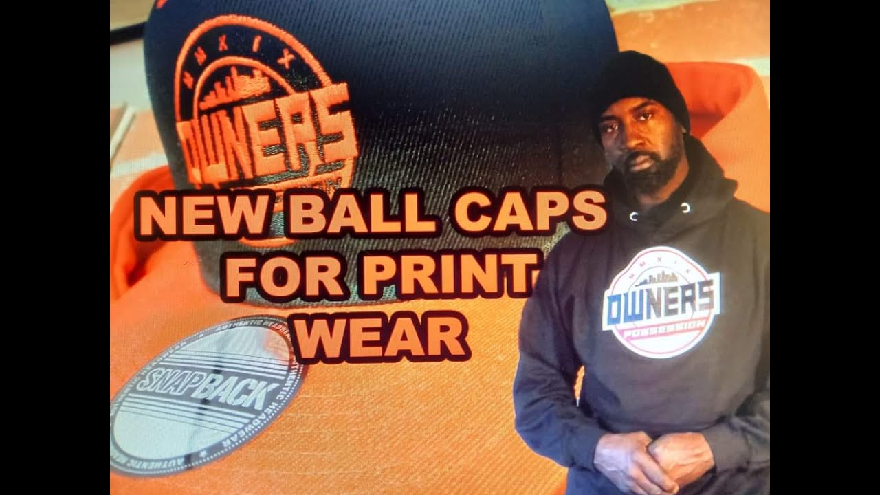 Screen Printing: New Ball Caps for print wear. - YouTube