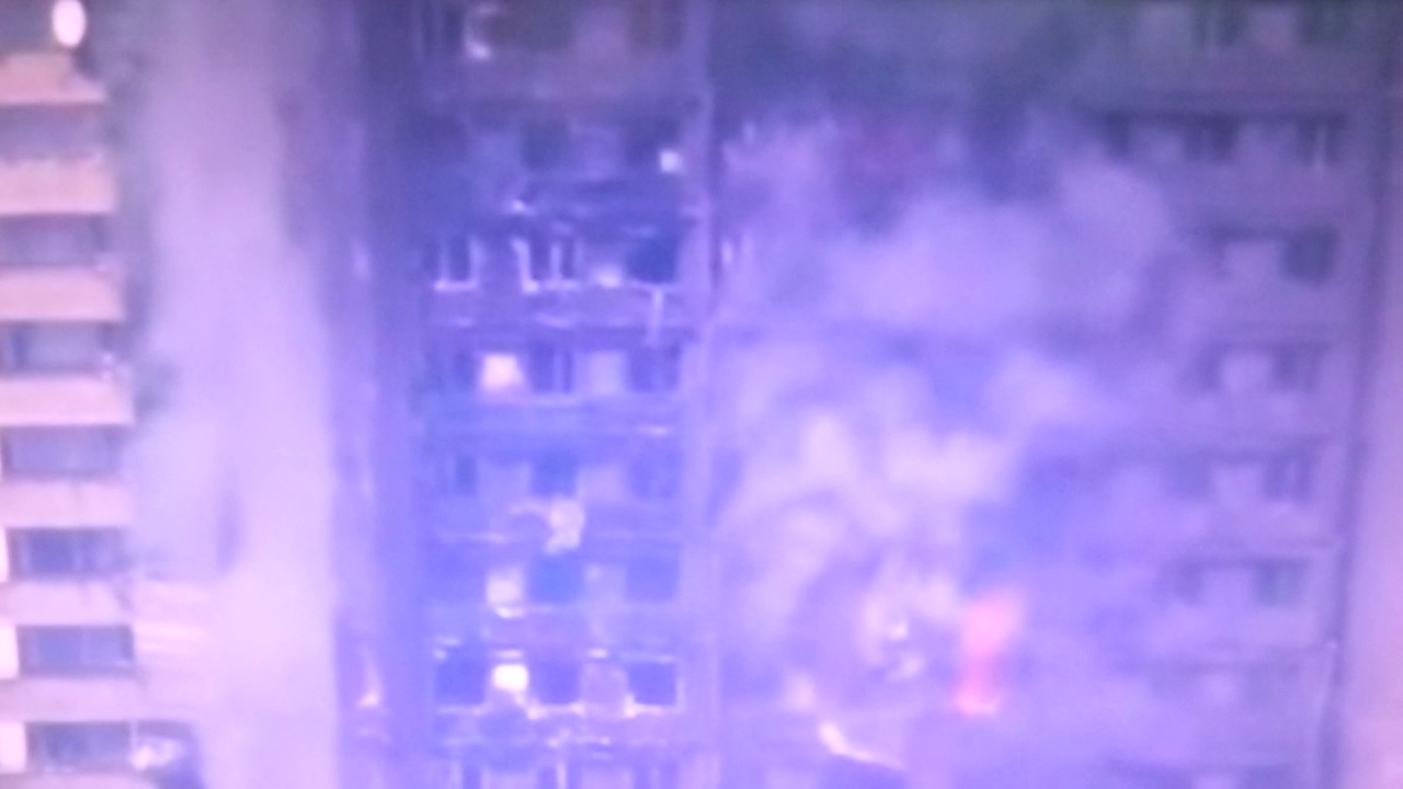 Fire At London grenfell TOWER / ALMOST FULL FIRE.... - YouTube