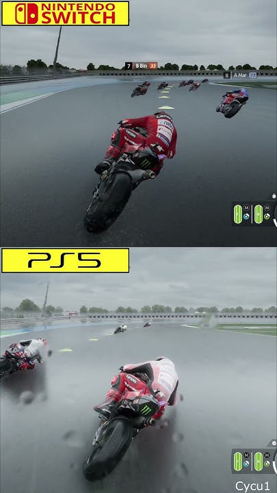 MotoGP 24 Nintendo Switch vs PS5 Graphics Comparison - YouTube