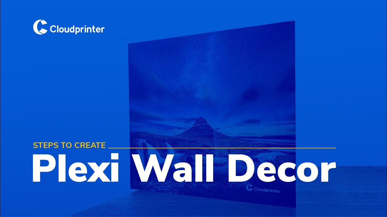 Design Plexi Wall Decor for printing - YouTube