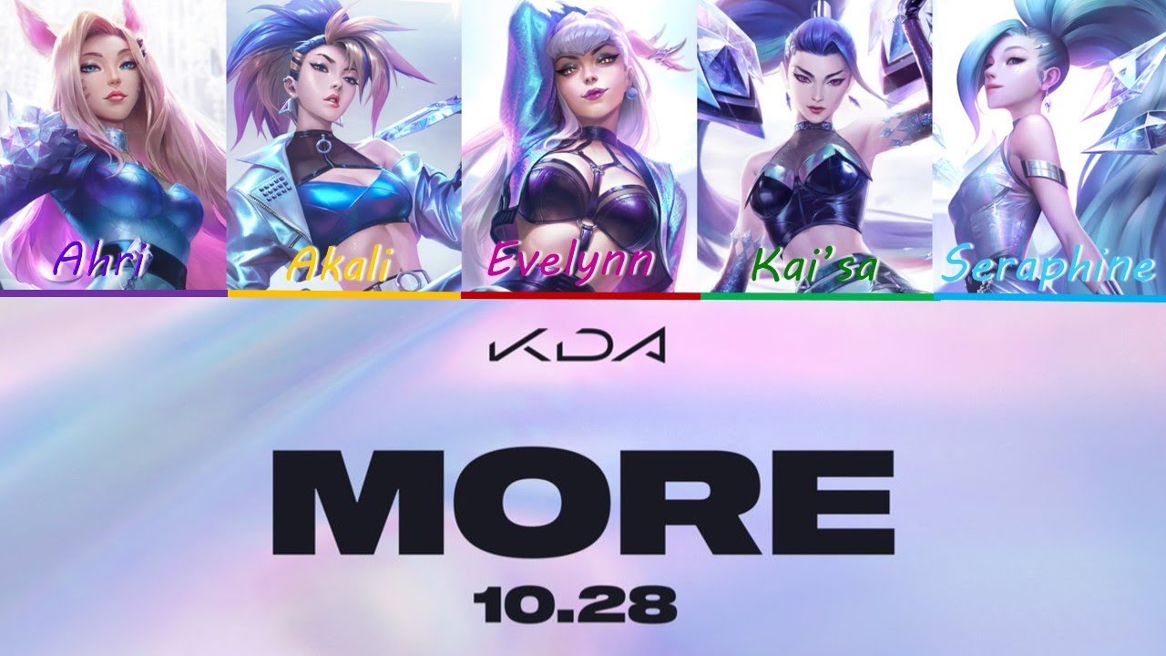KDA - MORE (LYRICS) - ft. Madison Beer, (G)I-DLE, Lexie Liu, Jaira ...