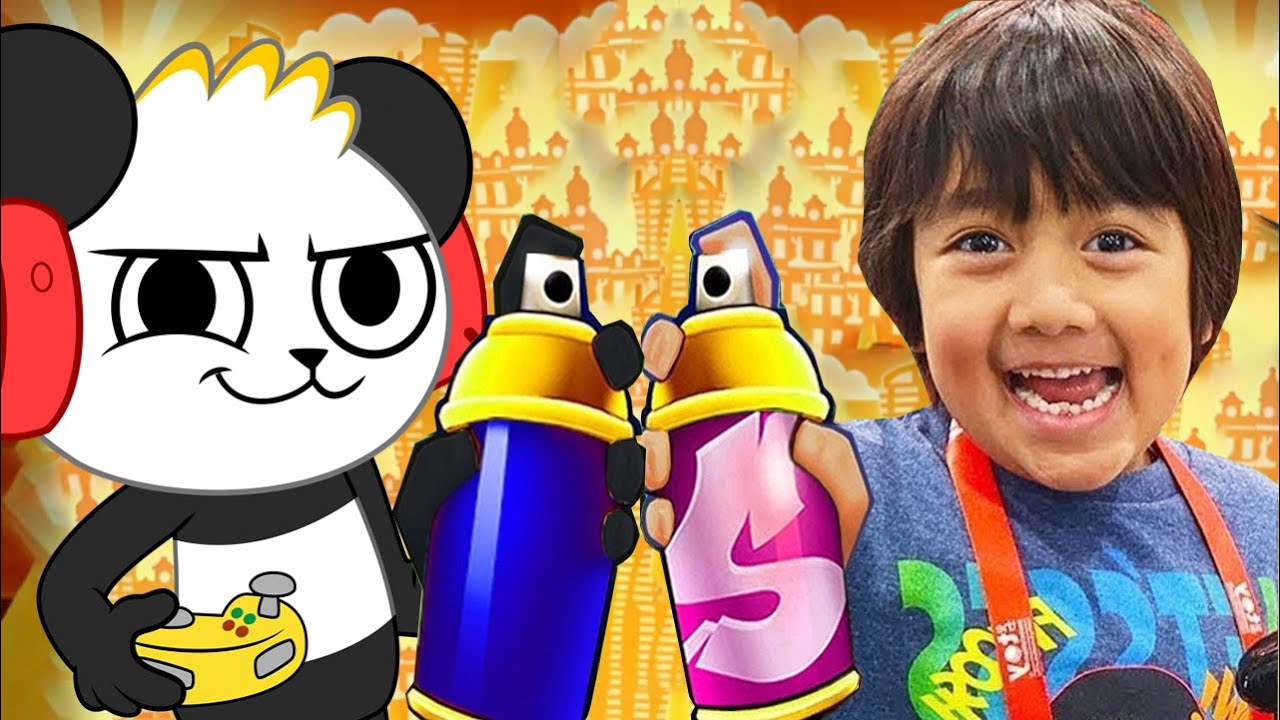 RYAN'S World Tag with Ryan Subway Run Red Titan vs Combo Panda Mistery ...