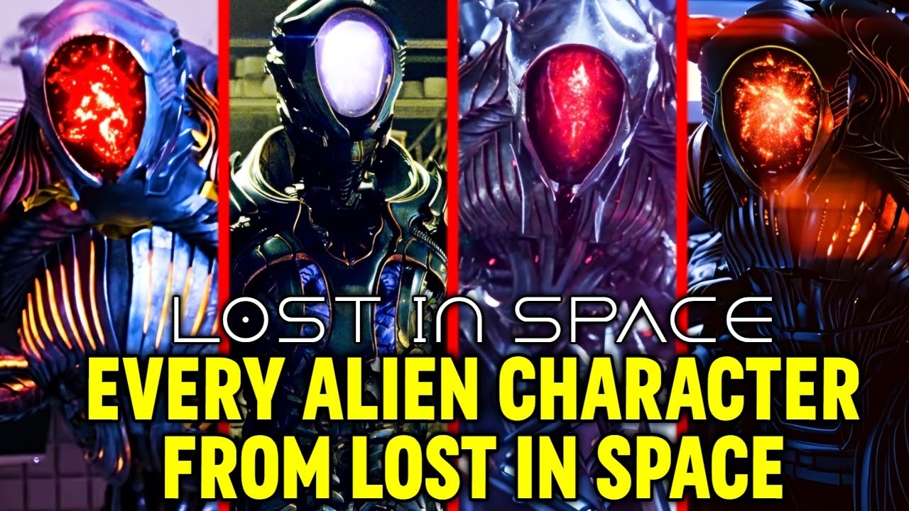 8 (Every) Alien Character From Lost in Space (2018) Sci-fi TV Series ...