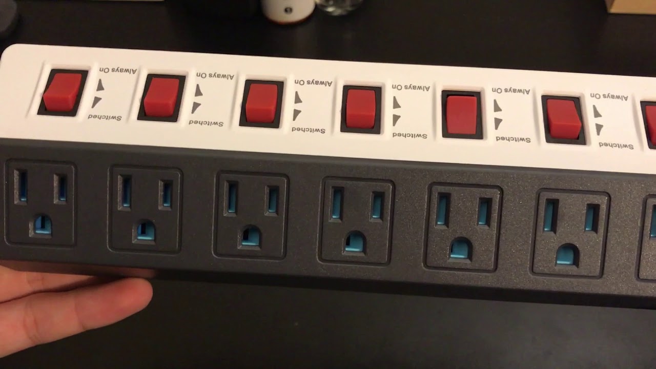 Huge Power Strip by Bestek - Unboxing and Review - YouTube