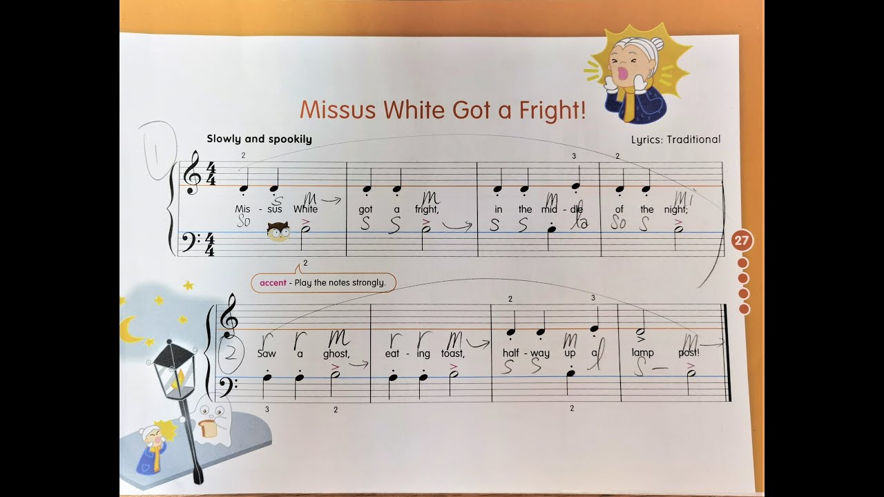 Poco Piano for Young Children Book 1 - Page 27 Missus White Got a ...