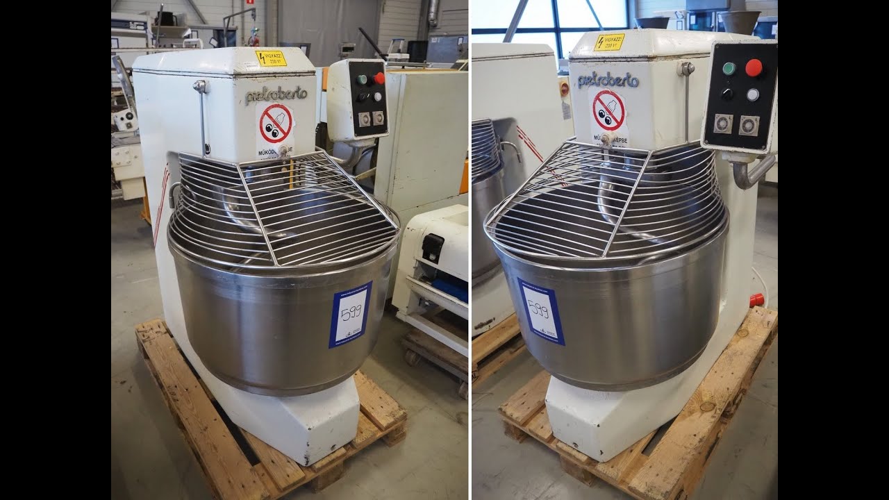 676-599: Pietro Berto S.p.A. spiral mixer - YouTube