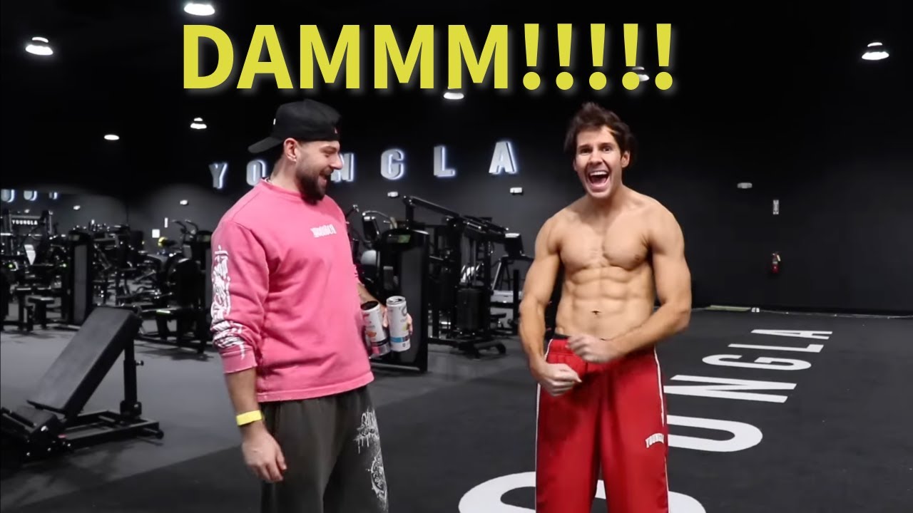 * gay twink reacts to David Dobrik getting ripped!!! * - YouTube