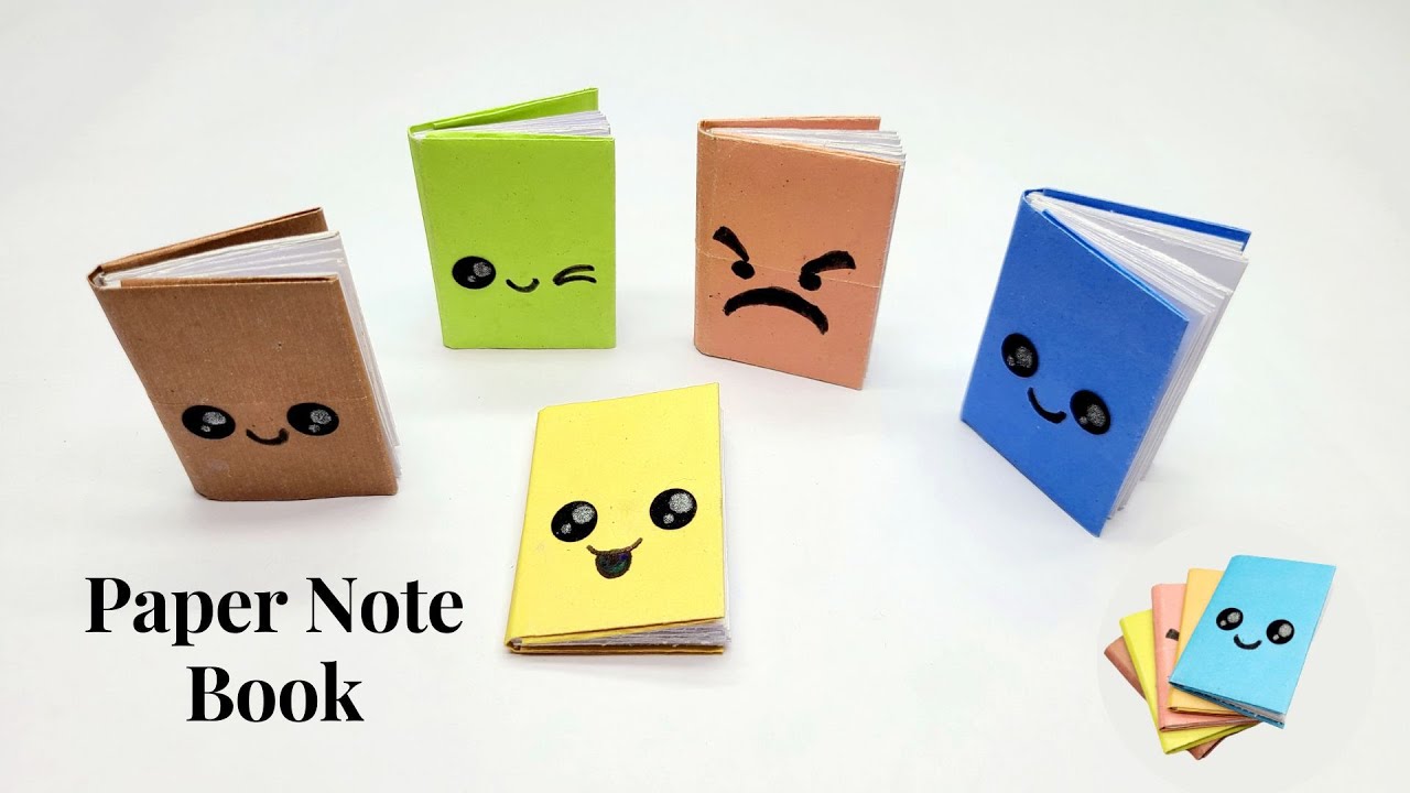 DIY Mini Notebooks One Sheet Of Paper | DIY Back To School | Origami ...