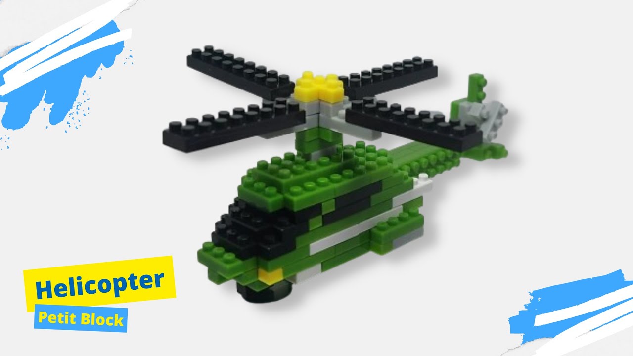 Helicopter | Technic | Petit Block | Vehicle #build #block #brick #lego ...