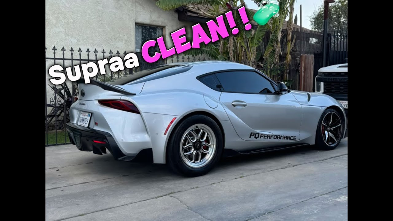 DETAILING MY 600WHP SUPRA!!! - YouTube