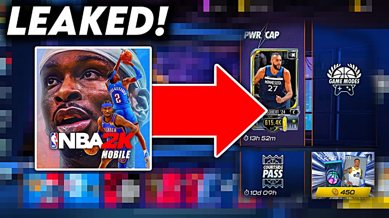NBA 2K MOBILE SEASON 7 MAIN MENU LEAKED! (NEW LOOK) - YouTube