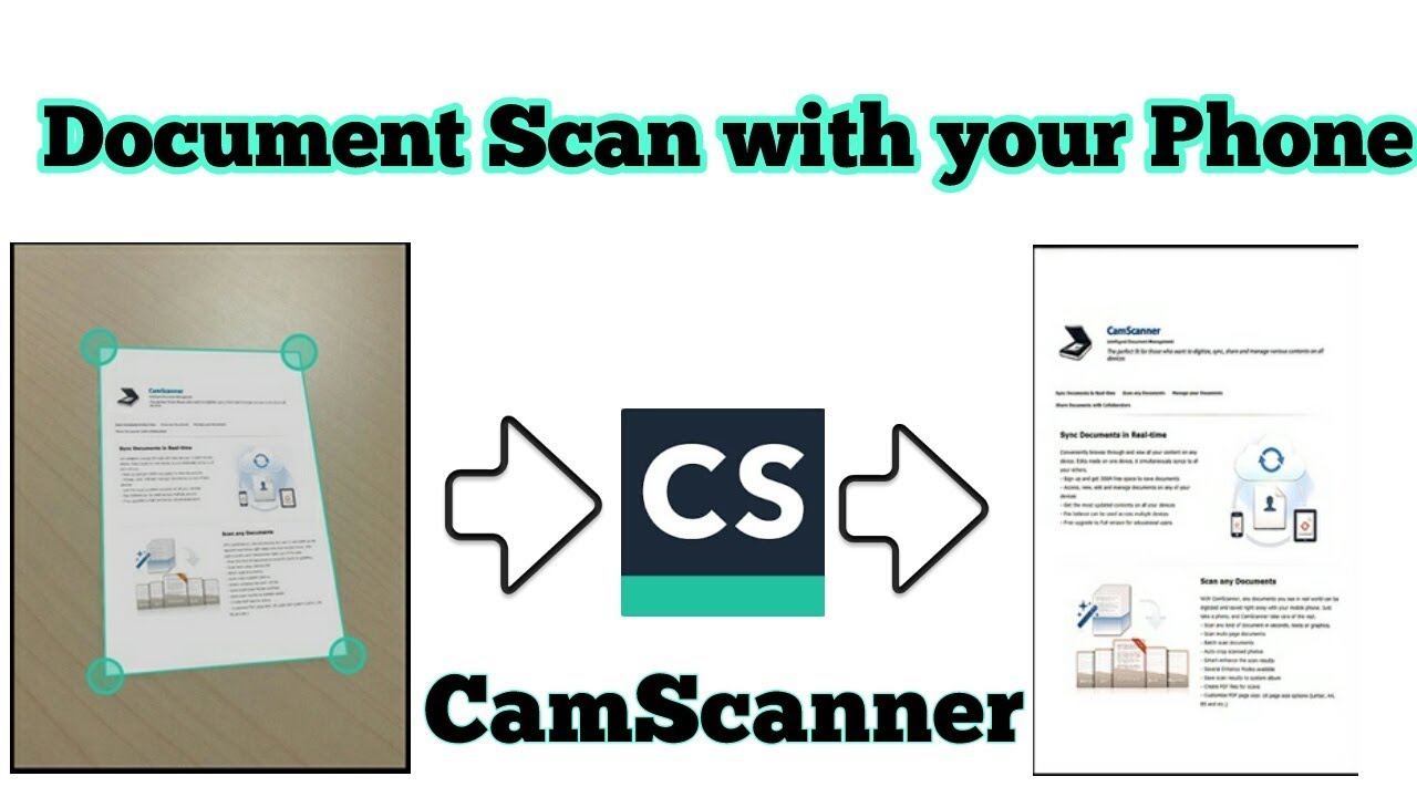 Scan Photos, Documents from Mobile Camera || CamScanner || by 48 TECH ...