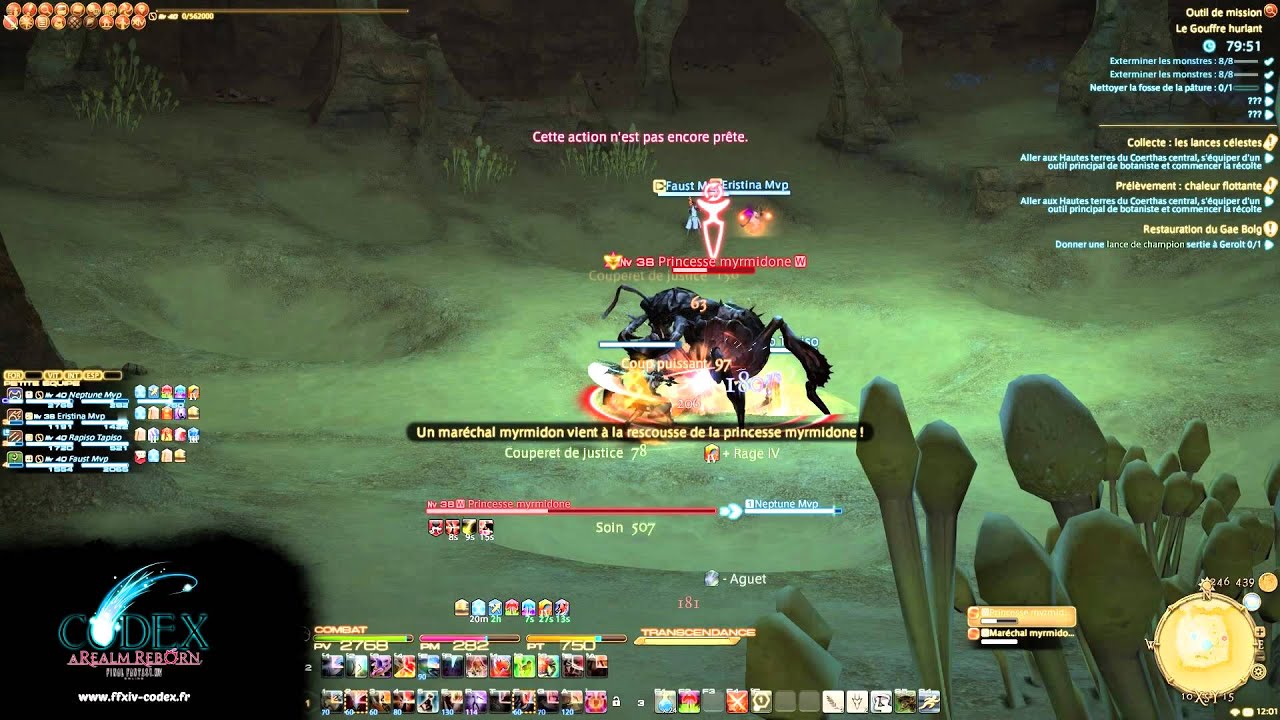 FFXIV:ARR - Gouffre hurlant (boss 1) - YouTube
