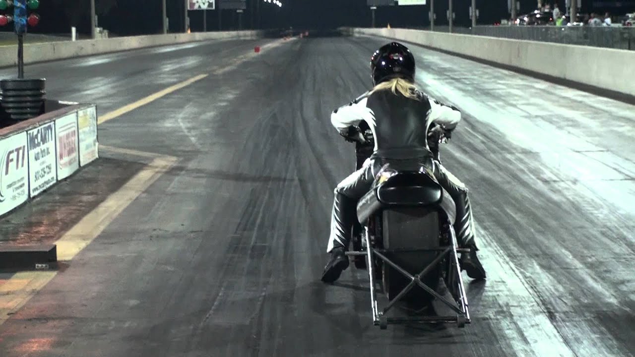 Suzuki Drag Bike - Anne Hansen Test and Tune - YouTube
