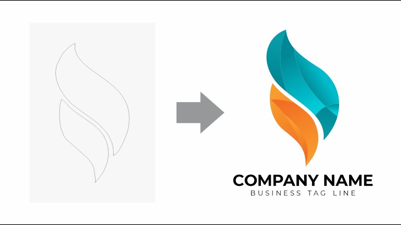 ATTRACTIVE AND EASY LOGO DESIGN IN CORELDRAW | CORELDRAW TUTORIAL FOR ...