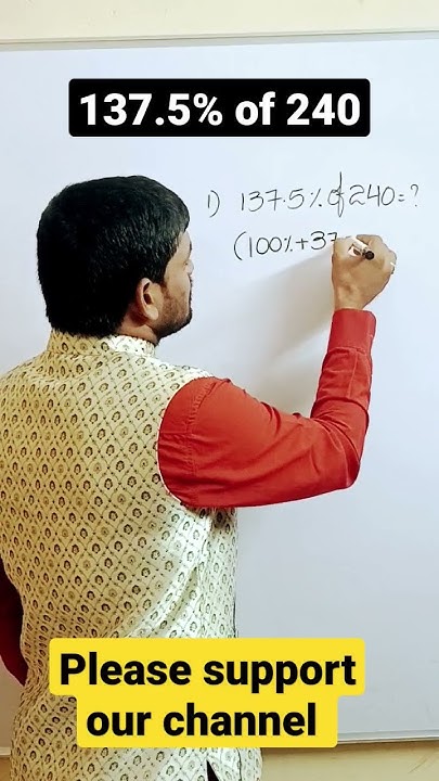 percentage tricks by Raju sir for all competitive exams... - YouTube