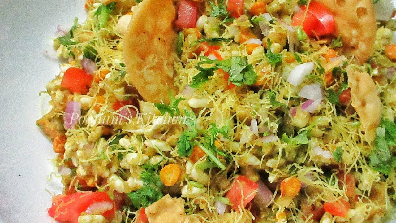 Bhel Puri Recipe/Tasty Chatpati Bhel Puri Chaat Recipe -Indian Street ...