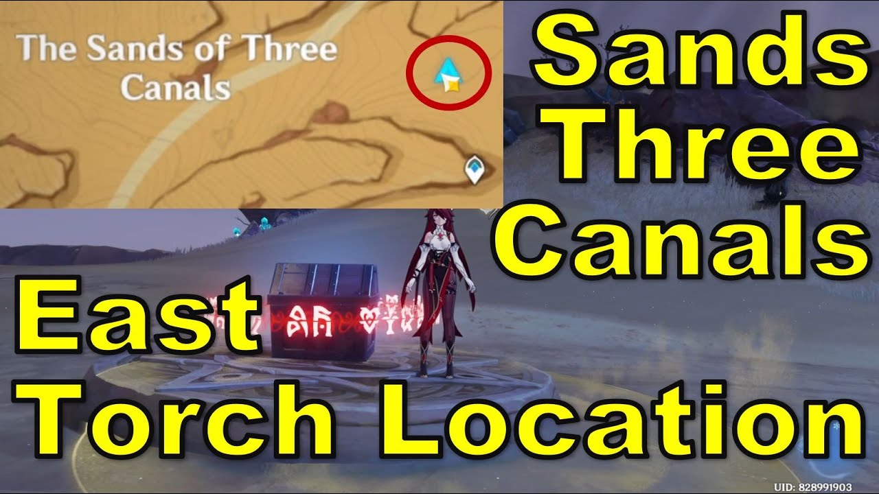 All Torch Location At East of The Sands of Three Canals - YouTube
