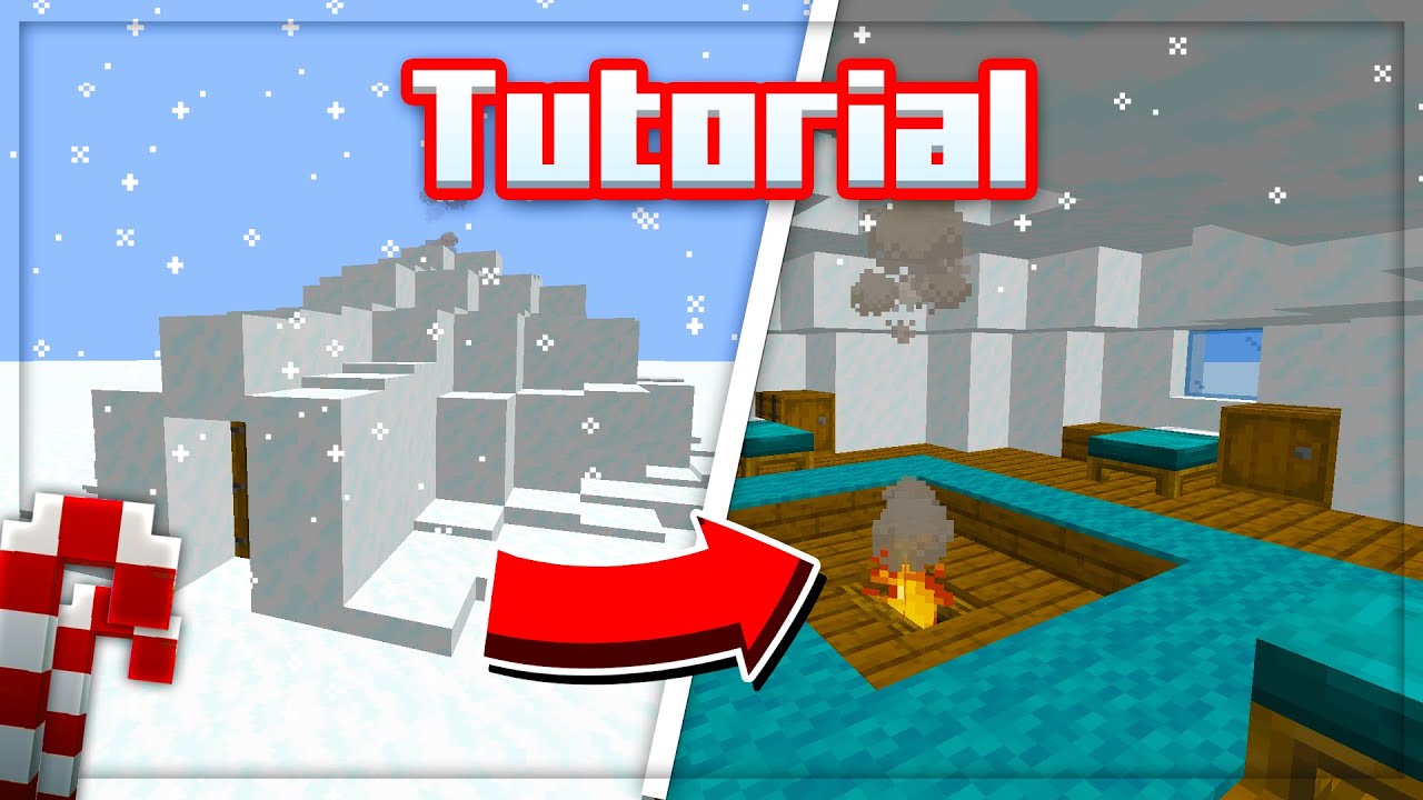 [Minecraft]: Tuto igloo 🧊 - YouTube