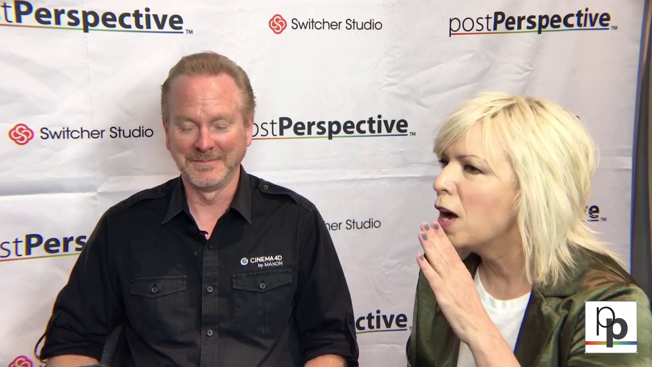 NAB 2018: Maxon's Paul Babb & 3D artist Tuesday McGowan - YouTube