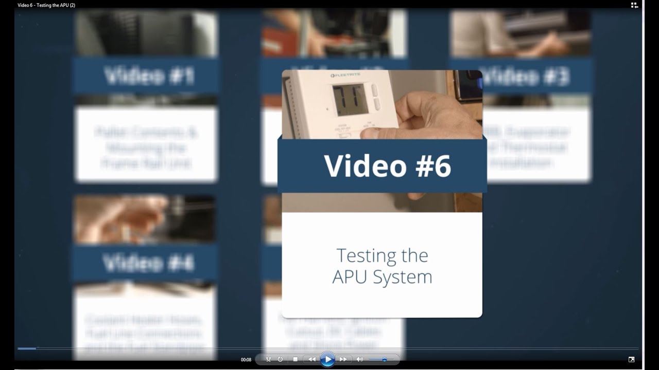 Idle Free Systems eAPU® Installation Step 6: Testing the APU - YouTube