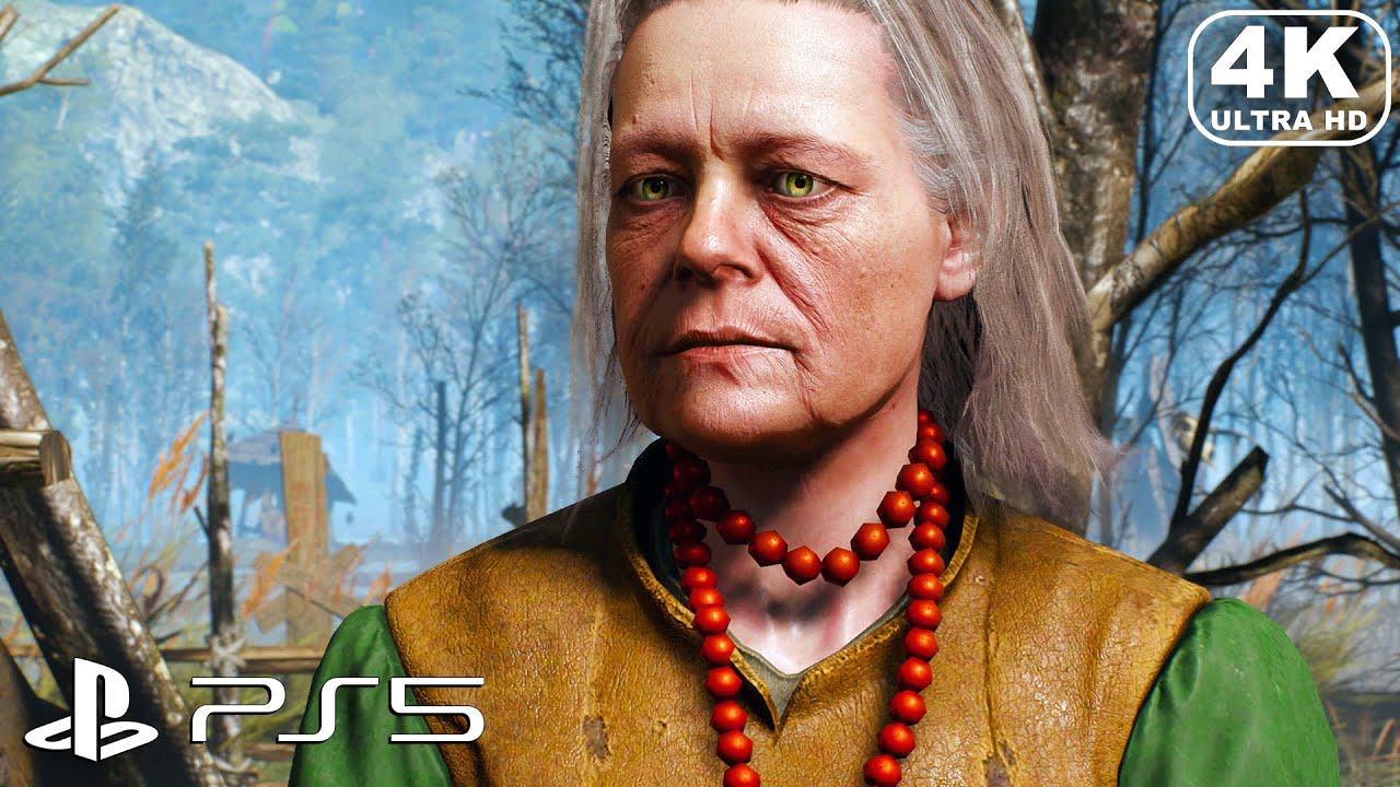 Geralt arrives at Crookback Bog & meets Gran - The Witcher 3 Wild Hunt ...