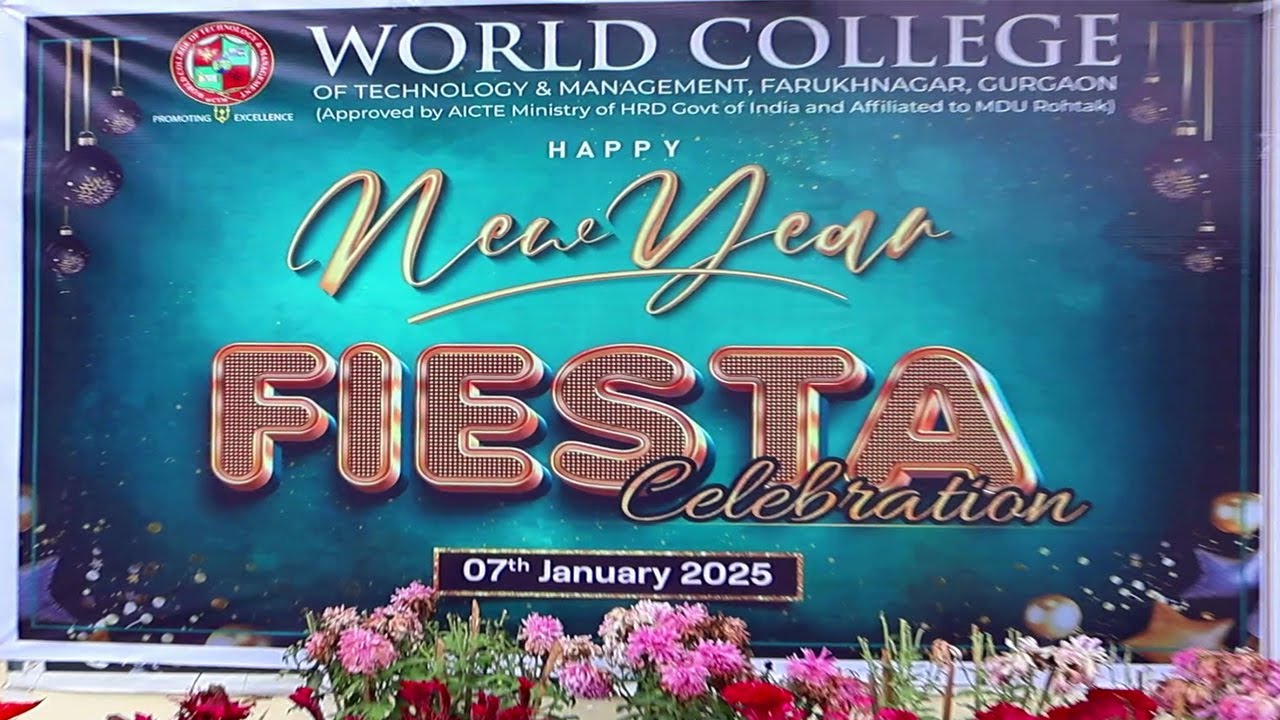 NEW YEAR 2025 fiesta CELEBRATION || WORLD COLLEGE - YouTube