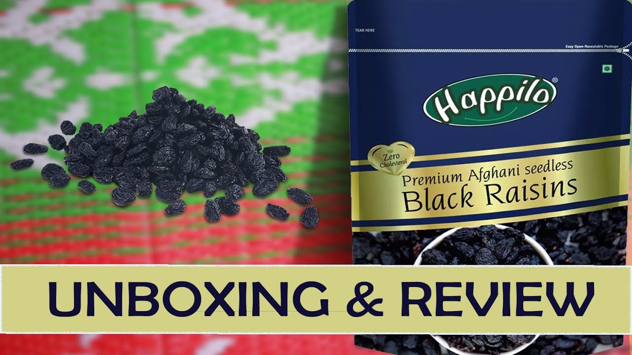 Happilo Premium Afghani Seedless Black Raisins (250 g) in Flipkart ...