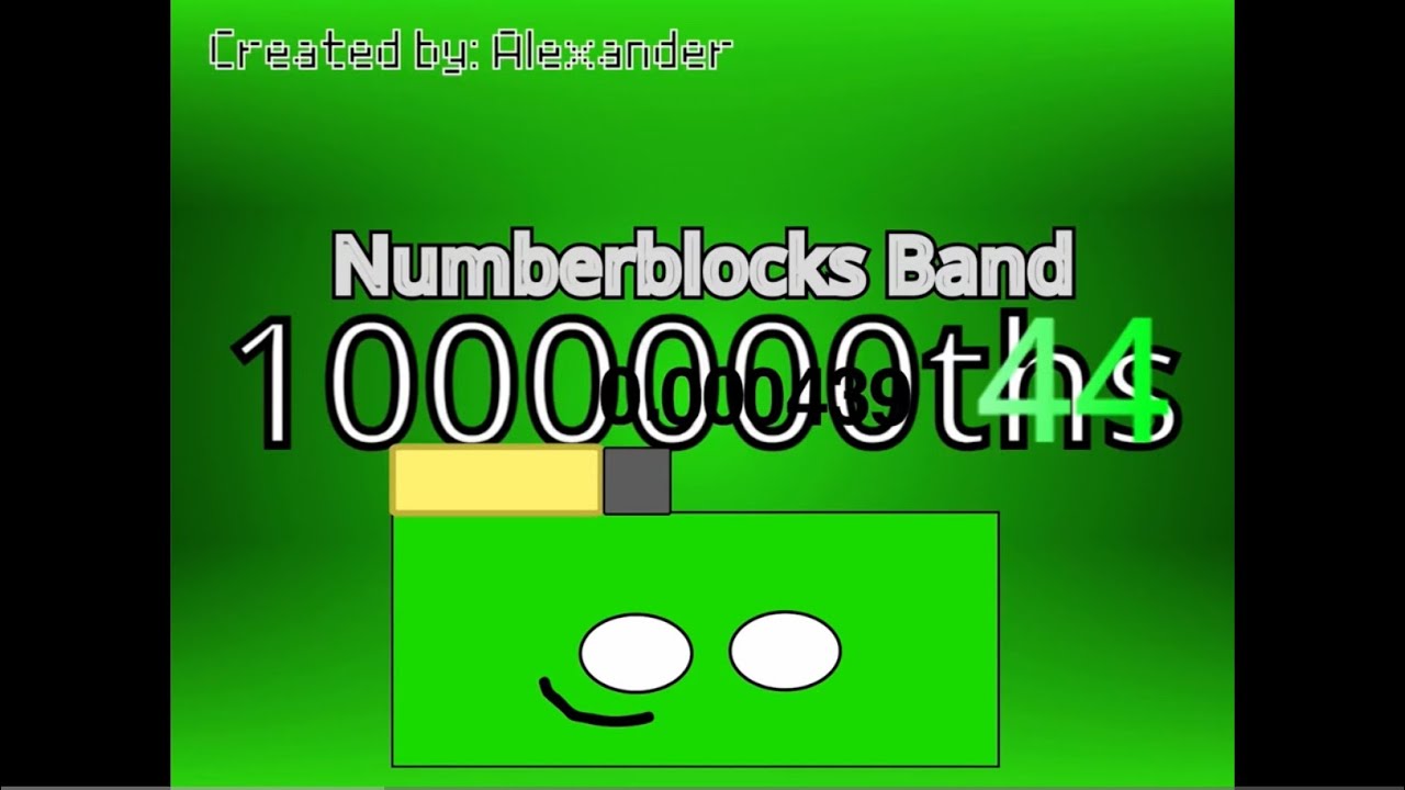 Numberblocks Band Millionths 44 - YouTube